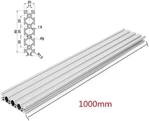 Aluminum Profile Factory Supply 4040 4080 T Slot Extrusion