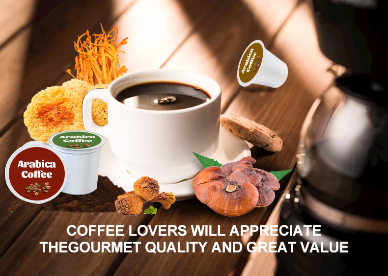 High Quality Full Flavored Arabica Mushroom Coffee With Private Label ...