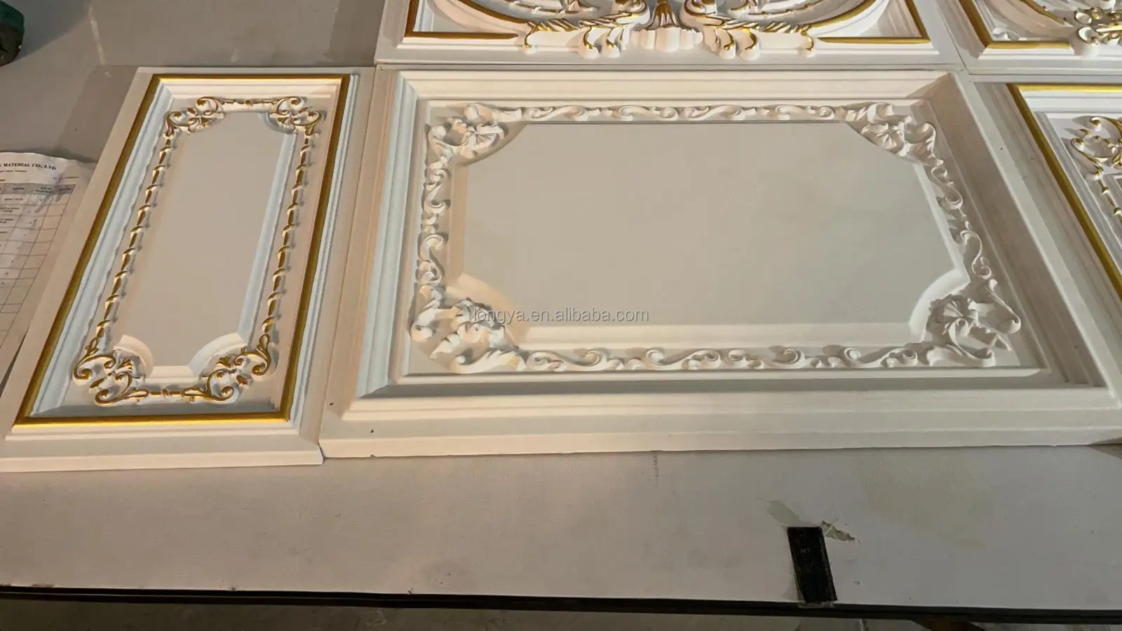 Polystyrene Decorative 3d Wall Panels Modern Ceiling Tile Custom Carton ...