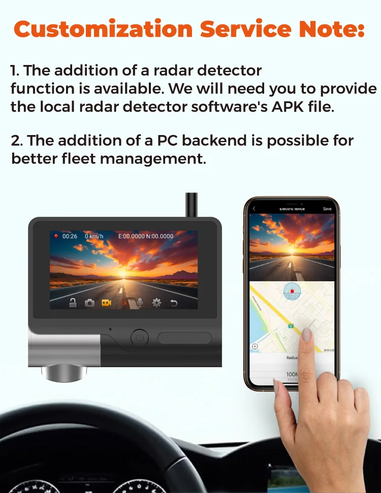 Factory Wholesale Taxi 4g Car Dvr Dual 1080p Dash Cam With Wifi Gps ...