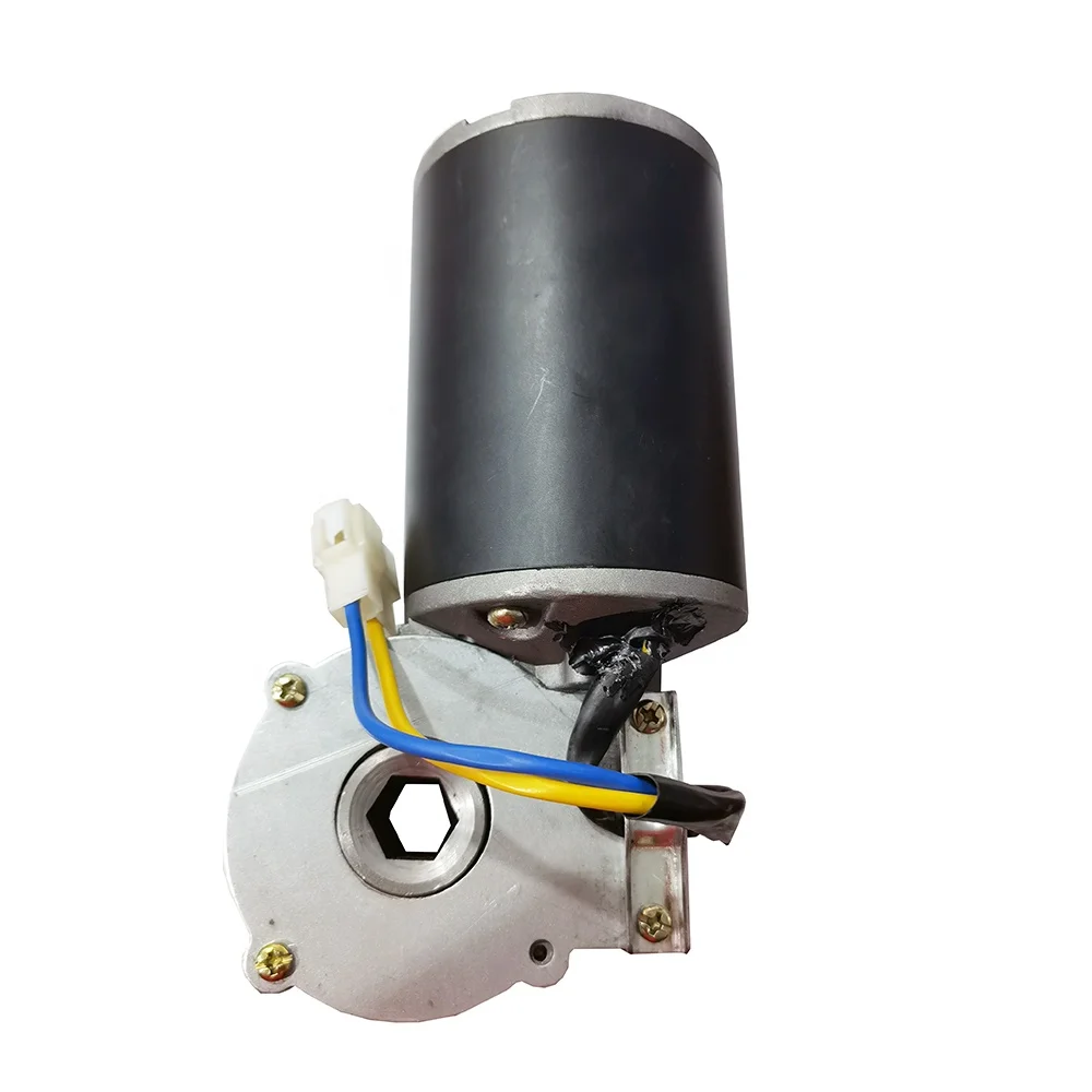 12V 80W Waterproof Hollow Shaft DC Gear Motor, Reversible Brush Motor ...