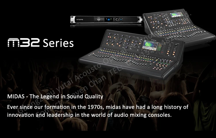 Midas M32 Live Digital Mixing Console - 32 XLR Inputs for Professional ...