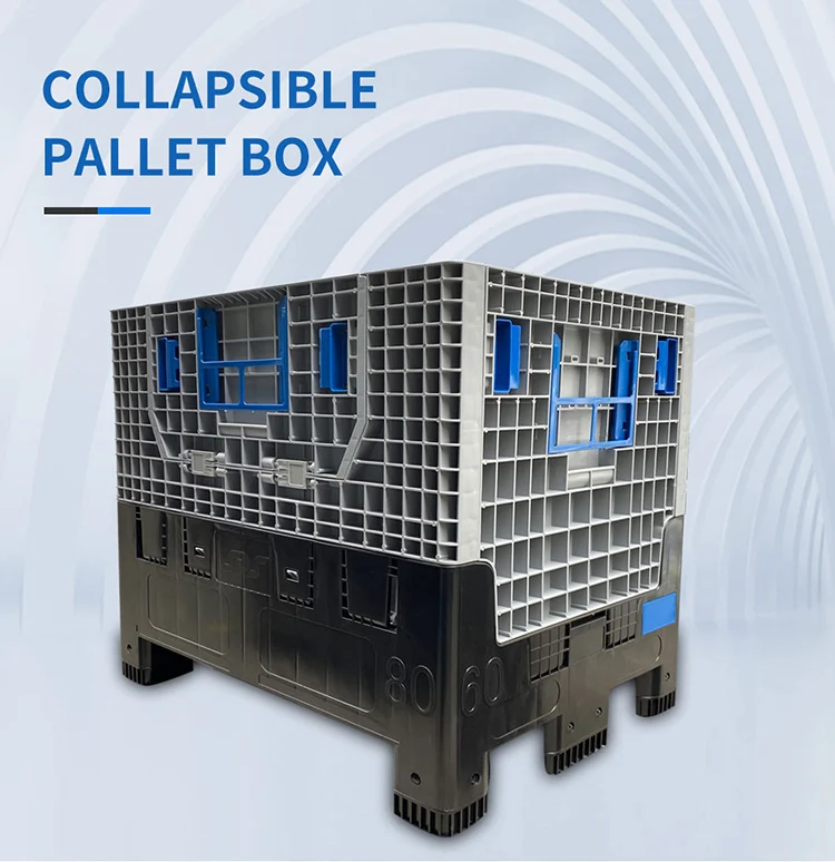 Eco-friendly Foldable Pallet Containers for Industrial Use