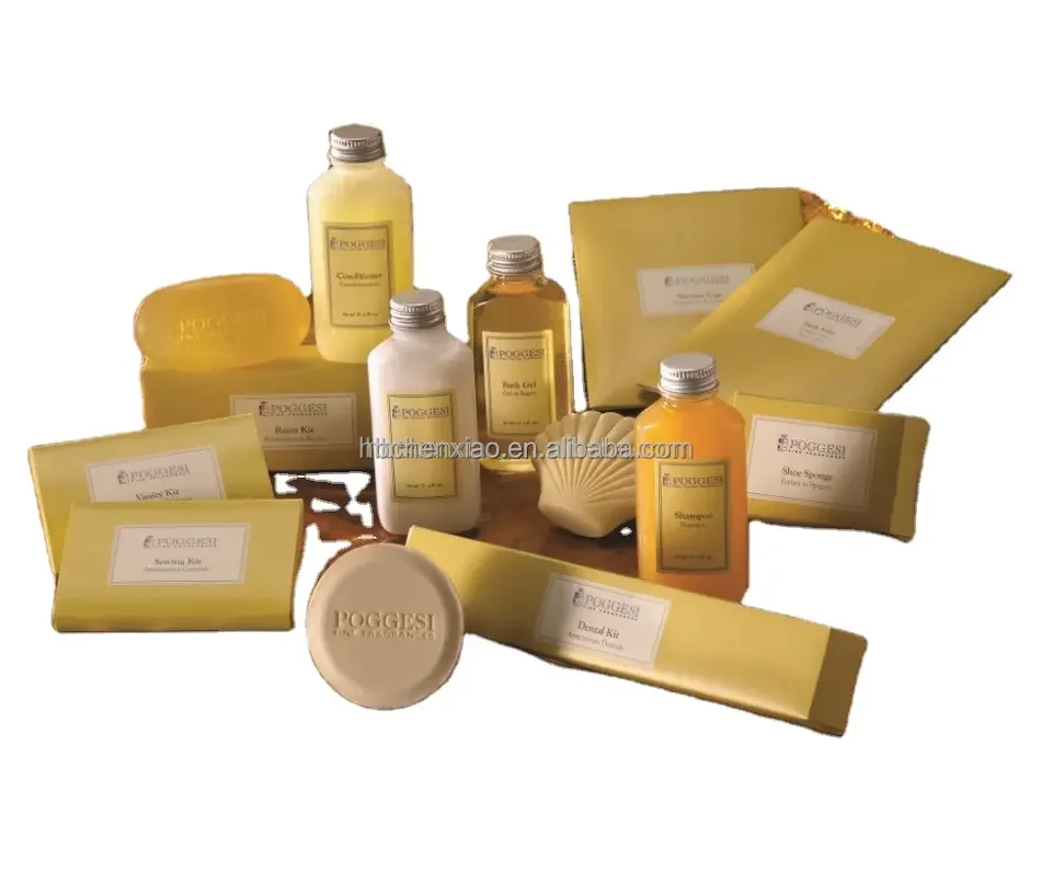 Hotel Bathroom Amenities Set - Poggesi Lotion & Shampoo