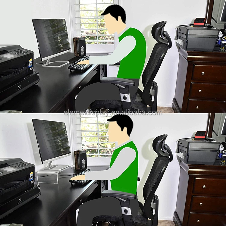 U Shaped Premium Clear Acrylic Desk For Tv | Acrylic Computer Desk ...