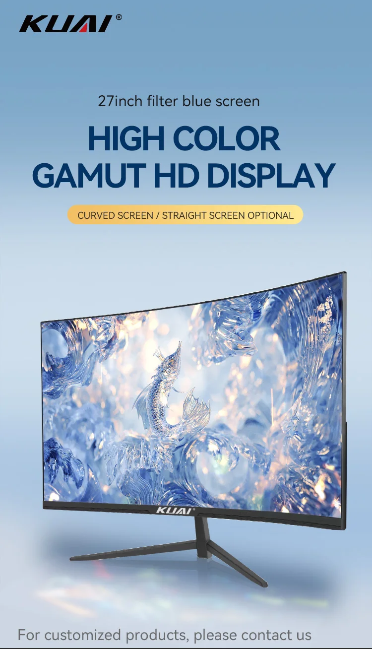 Gaming Monitor 240hz 4k Curved Surface Desktop Computer Monitor Screen ...