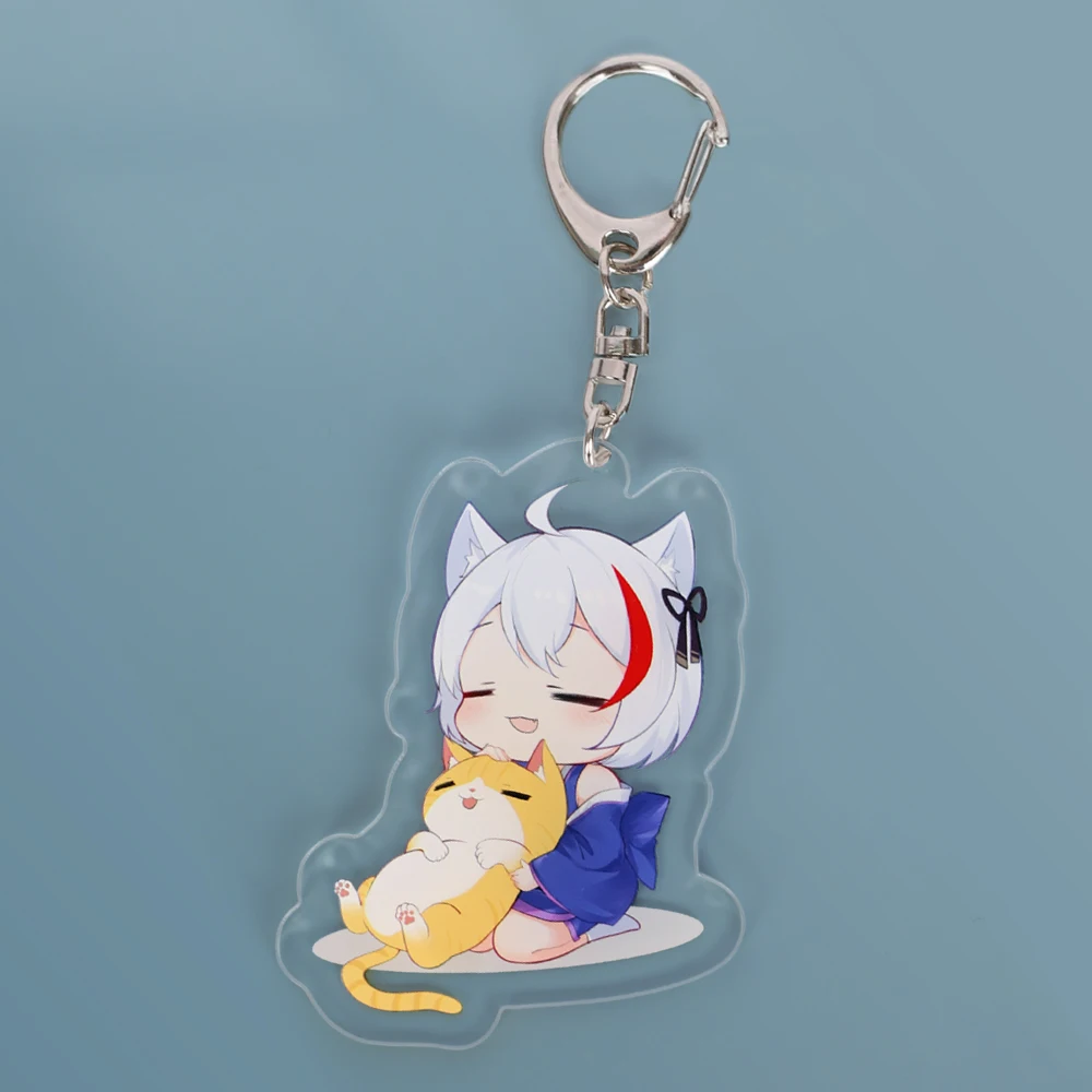 Custom Anime Print Glitter Epoxy Holographic Keychain Transparent ...