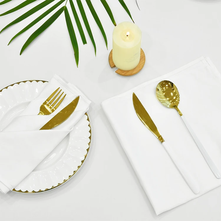 Serviettes De Table Pour Mariage En Tissu Dinner Wedding Table Napkin ...