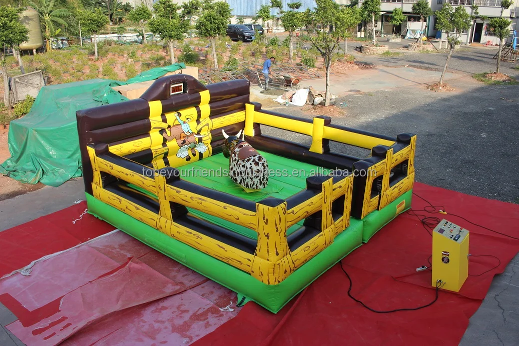 High Quality Crazy Games Mecanic Motor Inflatable Rodeo Mechanical Bull ...