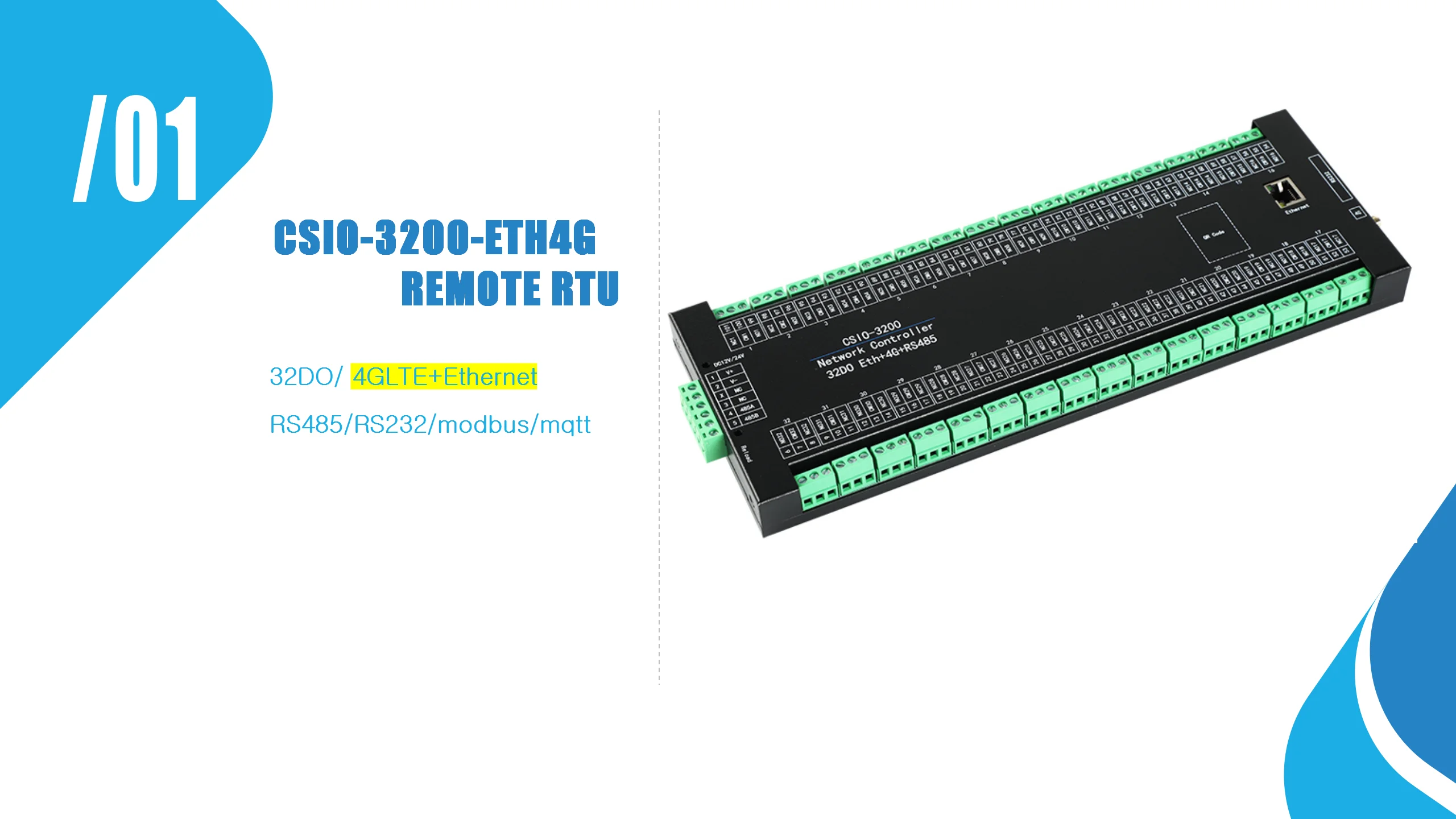 Ethernet 4g I/o Module With 32 Relays Gateway Csio-3200-eth4g With ...