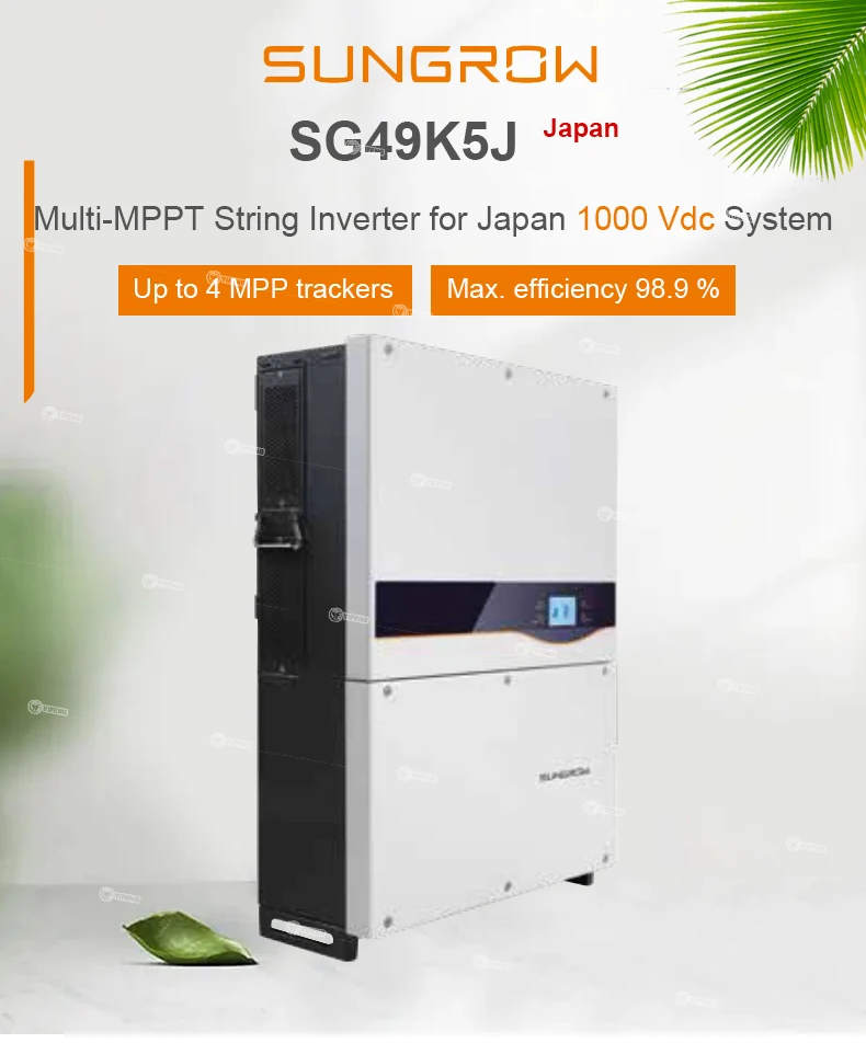 Sungrow SG49K5J - 49kw DC/AC Inverter for Japan Solar Systems