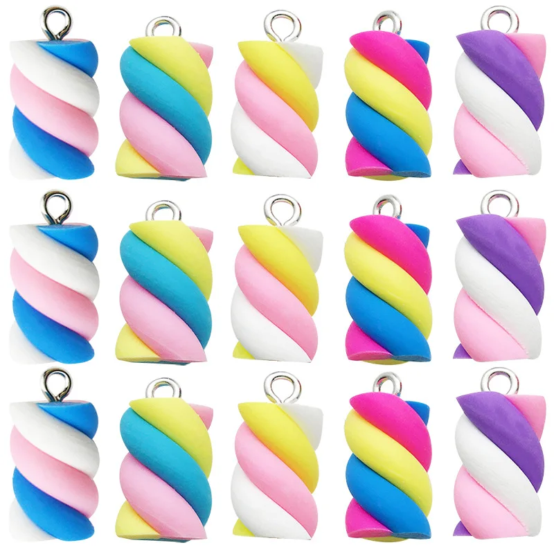 Diy Chinese Resin Candy Color Candy Floss Cream Pendant Necklace ...