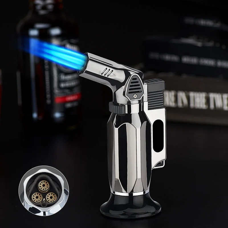 Creative Portable Flamethrower Big Fire Butane Refillable Gas Cigar ...