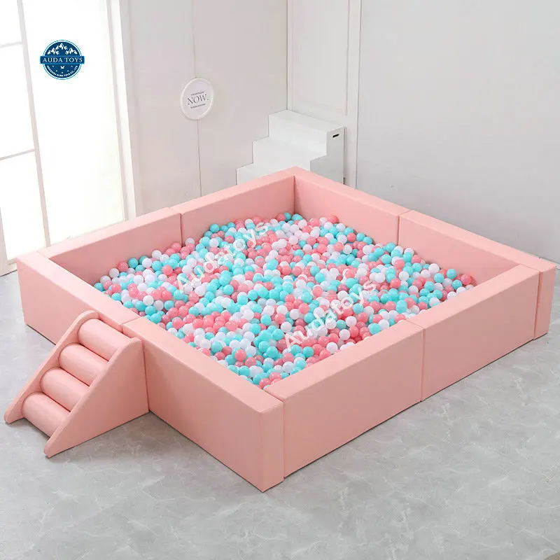 Custom Indoor Playground Equipment Kids Large Soft Play White Ball Pit ...