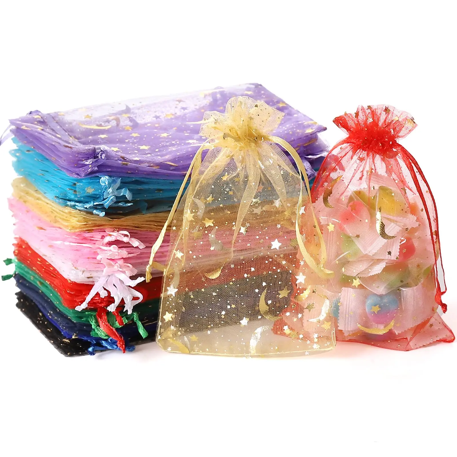 Mesh Gift Bags with Drawstring - Perfect for Wedding Favors
