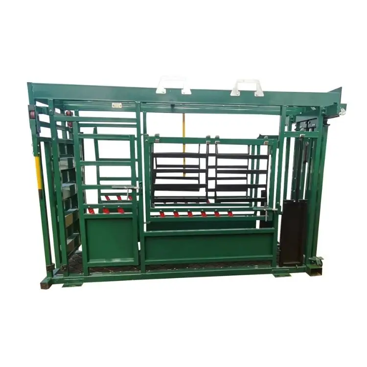 Livestock Equipment Cattle Squeeze Chute Premium Automatic Vet Crush ...