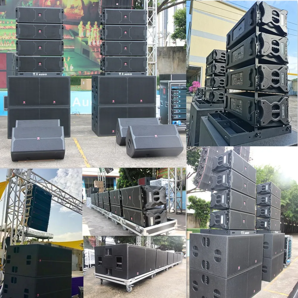 T.I Pro Audio LA-210 Dual 10 Inch Line Array System