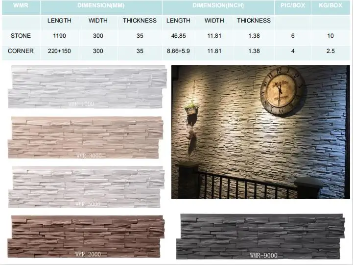 Exterior Pu Stone Veneer Brick Panels Wall Cladding| Alibaba.com