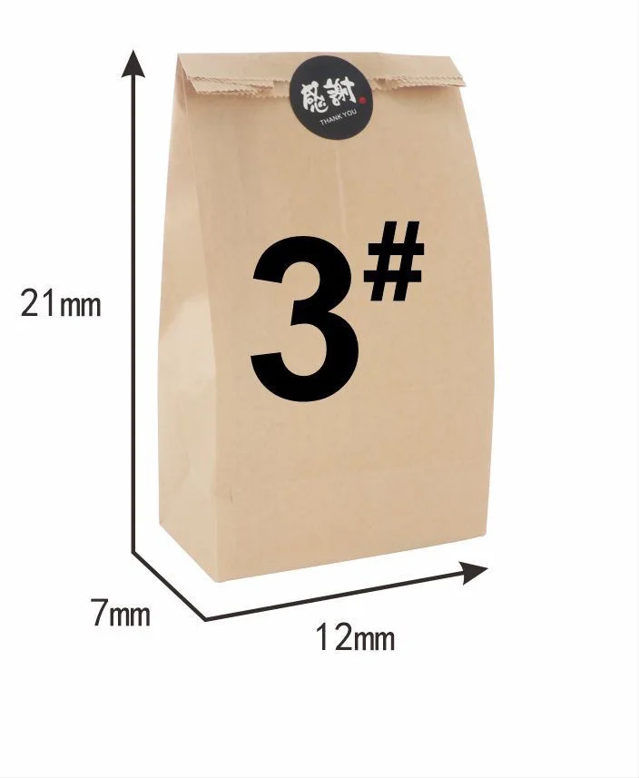 SOS Eco-Friendly Biodegradable Kraft Paper Bag Custom Brown Paper ...