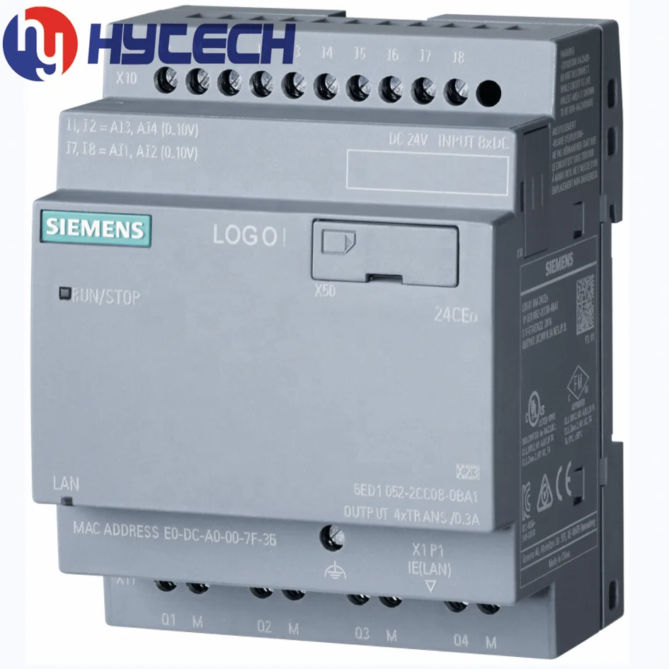 Siemens Logo Plc Di 8 (ai 4)/do 4 Logic Module Logo! 24ceo Controller ...