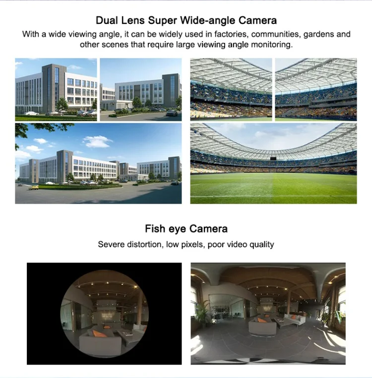 Shoocam Solar Network Camera - 8MP Dual Lens 180 Degree