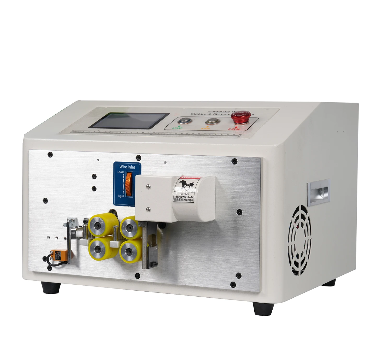 Automatic BJ-QG-4S Tube Cutting Machine Multi-Functional 4 Wheels Pipe Stripping Machine ...