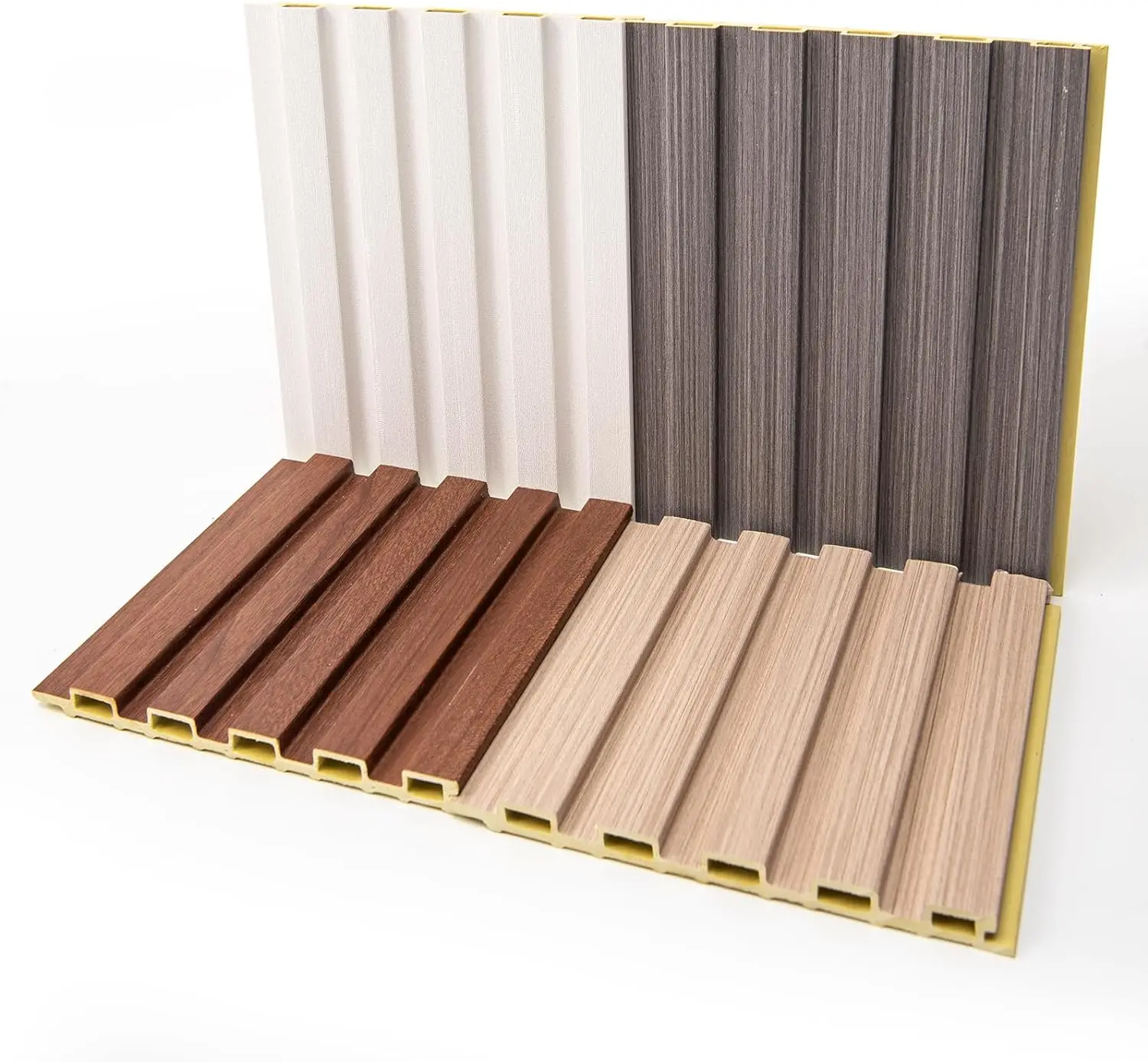 Plastic Wpc/pvc Composite Wall Panel With Film Lamination For Bathroom ...