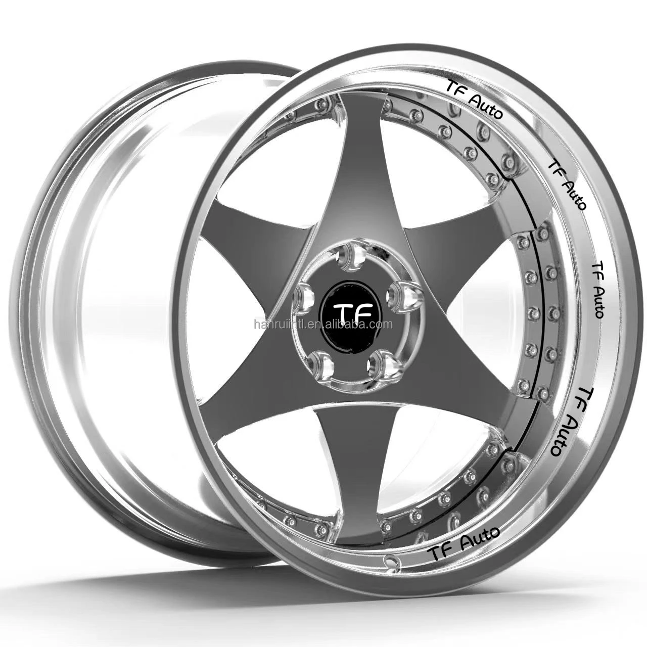 2-piece Forged Wheels Jdm Style Deep Lip In 20 Inch Car Rims For Honda ...