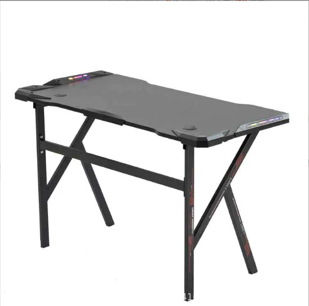 Modern Metal Gaming Desk Foldable And Extendable Office Furniture For ...