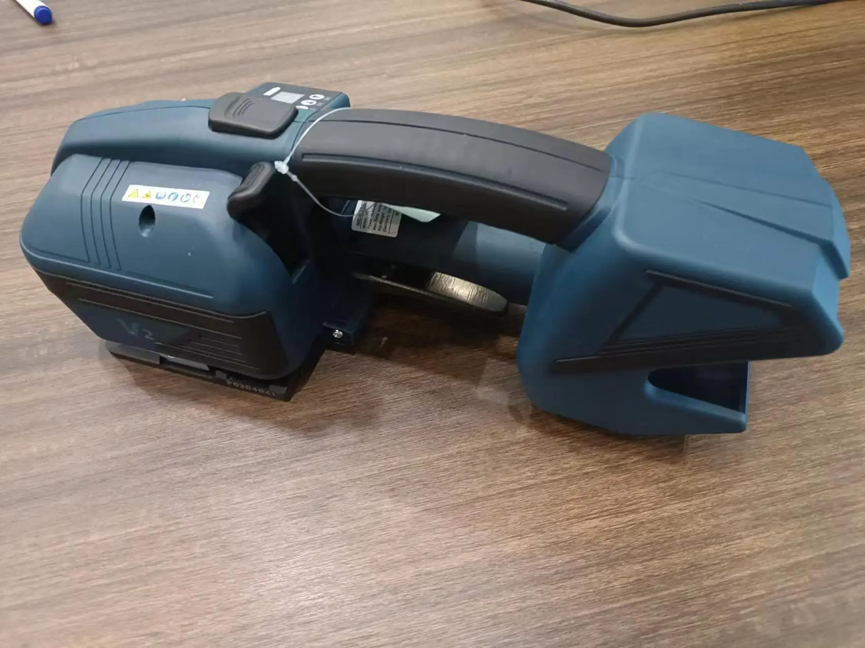 V2 Semi Automatic Handheld Electric Strapping Tool Carton Box Battery ...