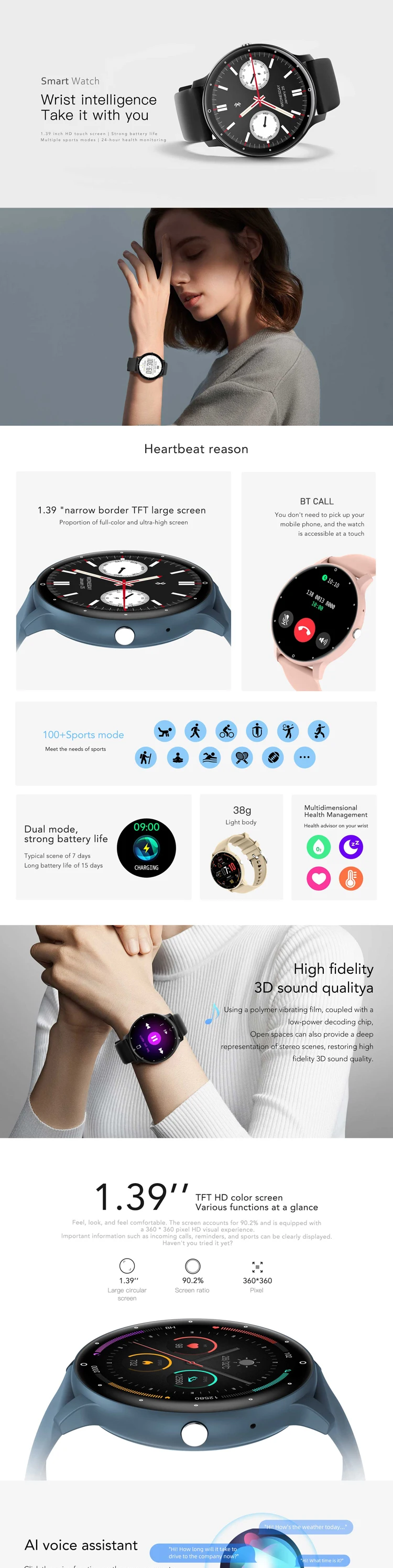 Cheap Round Screen Bt Call Zl02pro Smart Watch Pk Zl02 Oem Watch Face ...