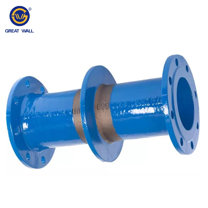 Alibaba.com: Ductile Iron Pipes Fitting Double Flange with Puddle ...