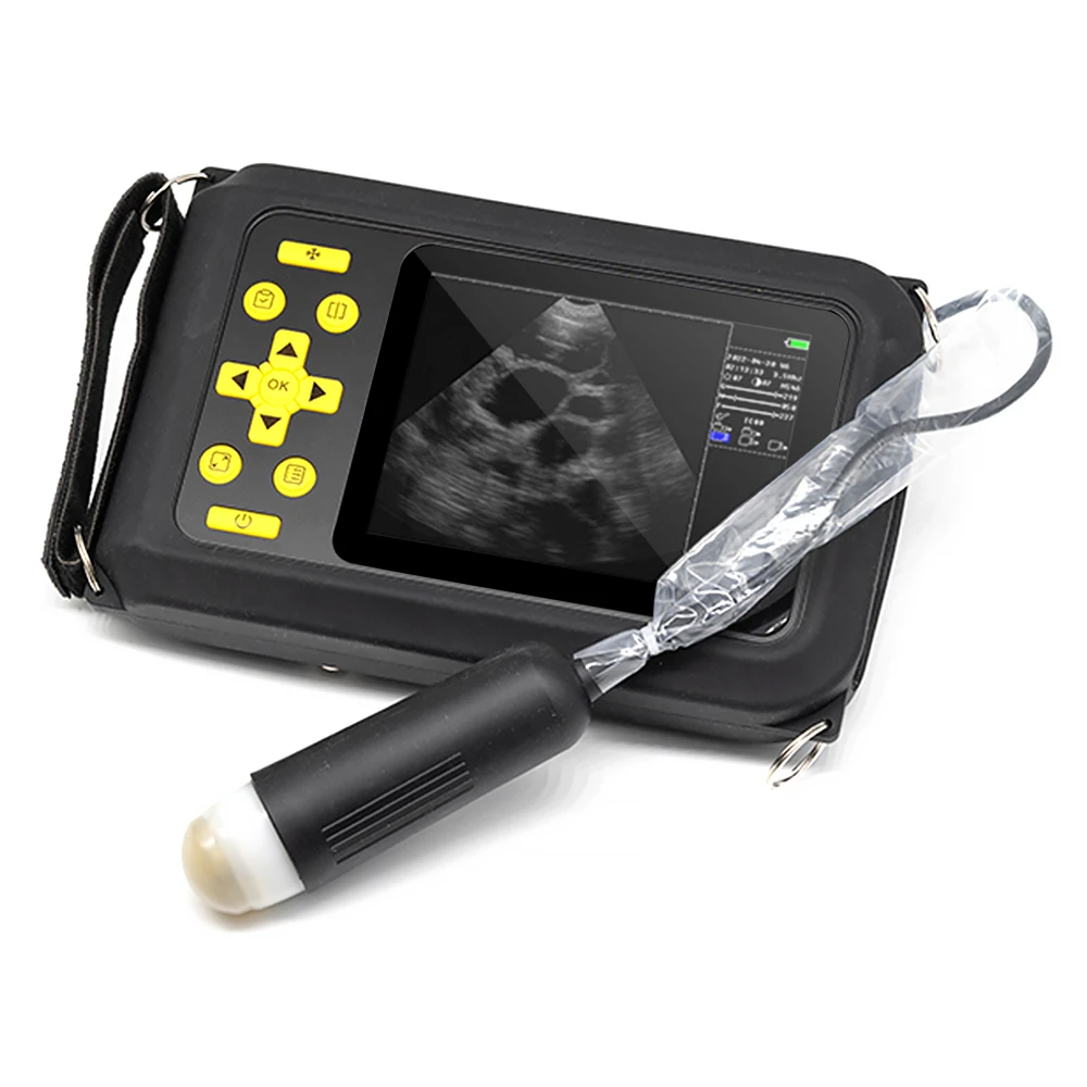 Portable Mini Ultrasound Veterinary Vet Rectal Linear Probe Ultrasound ...