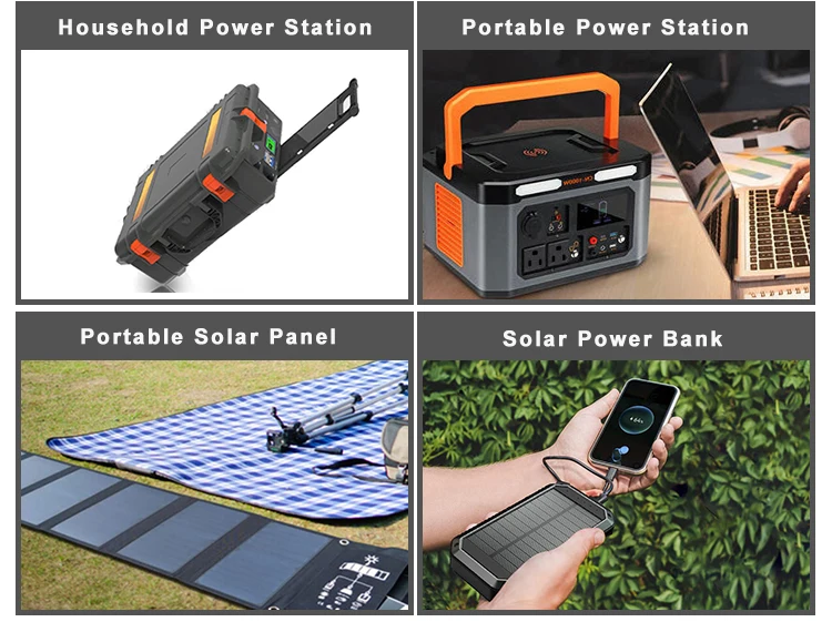 Portable mobile battery charging & power stations kits system 300w 600w ...