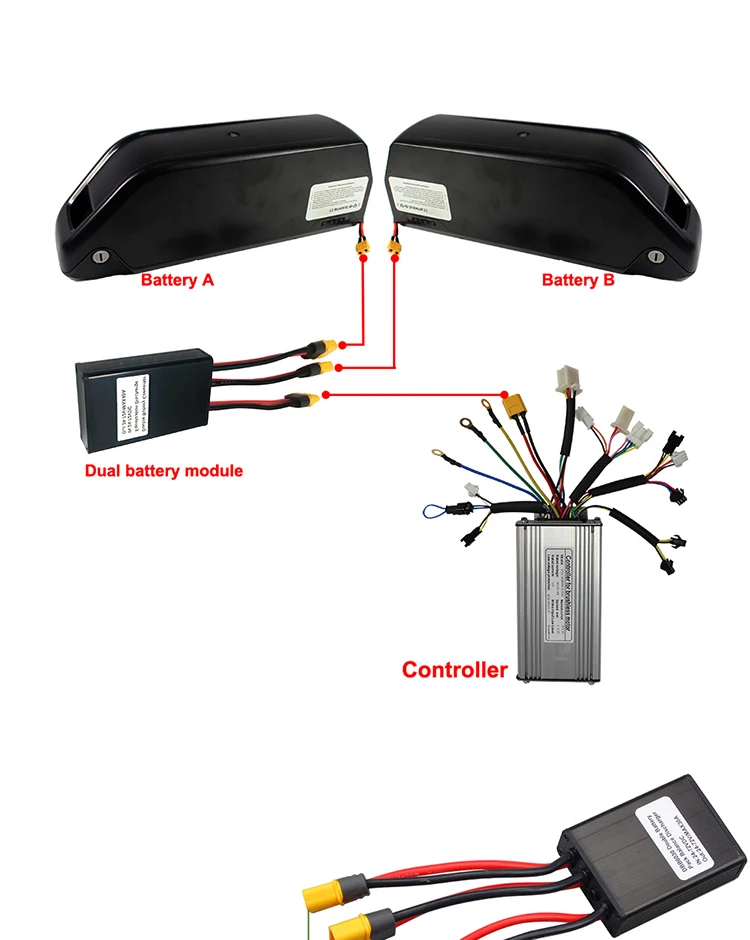 Dual Battery Pack Switch for Ebike - Increase Capacity