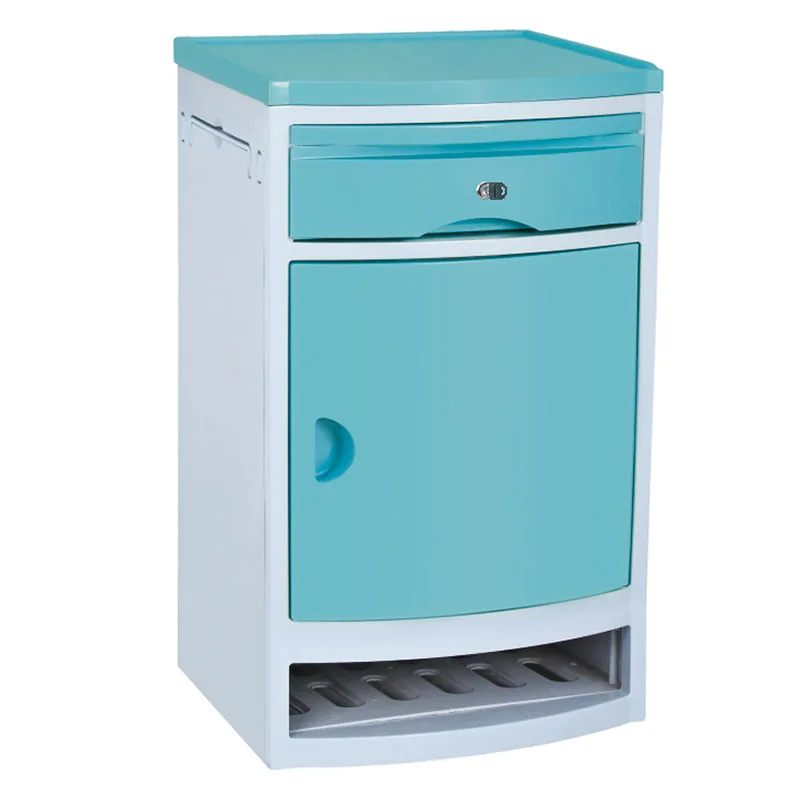Hospital Furniture Abs Medical Cabinets Hospital Bedside Table With ...