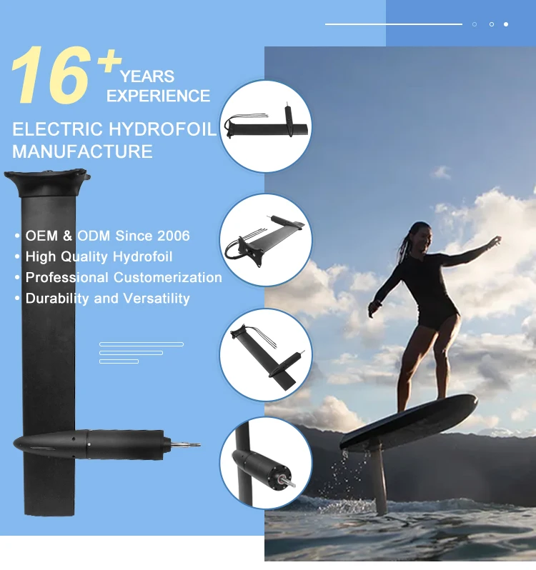 Anodized Aluminum Efoil Parts - DIY Electric Hydrofoil Kit