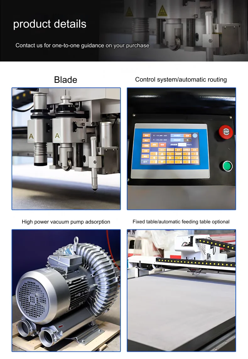 CNC Digital Flatbed Oscillating Knife Cardboard Cutter 1625 Graphtec ...