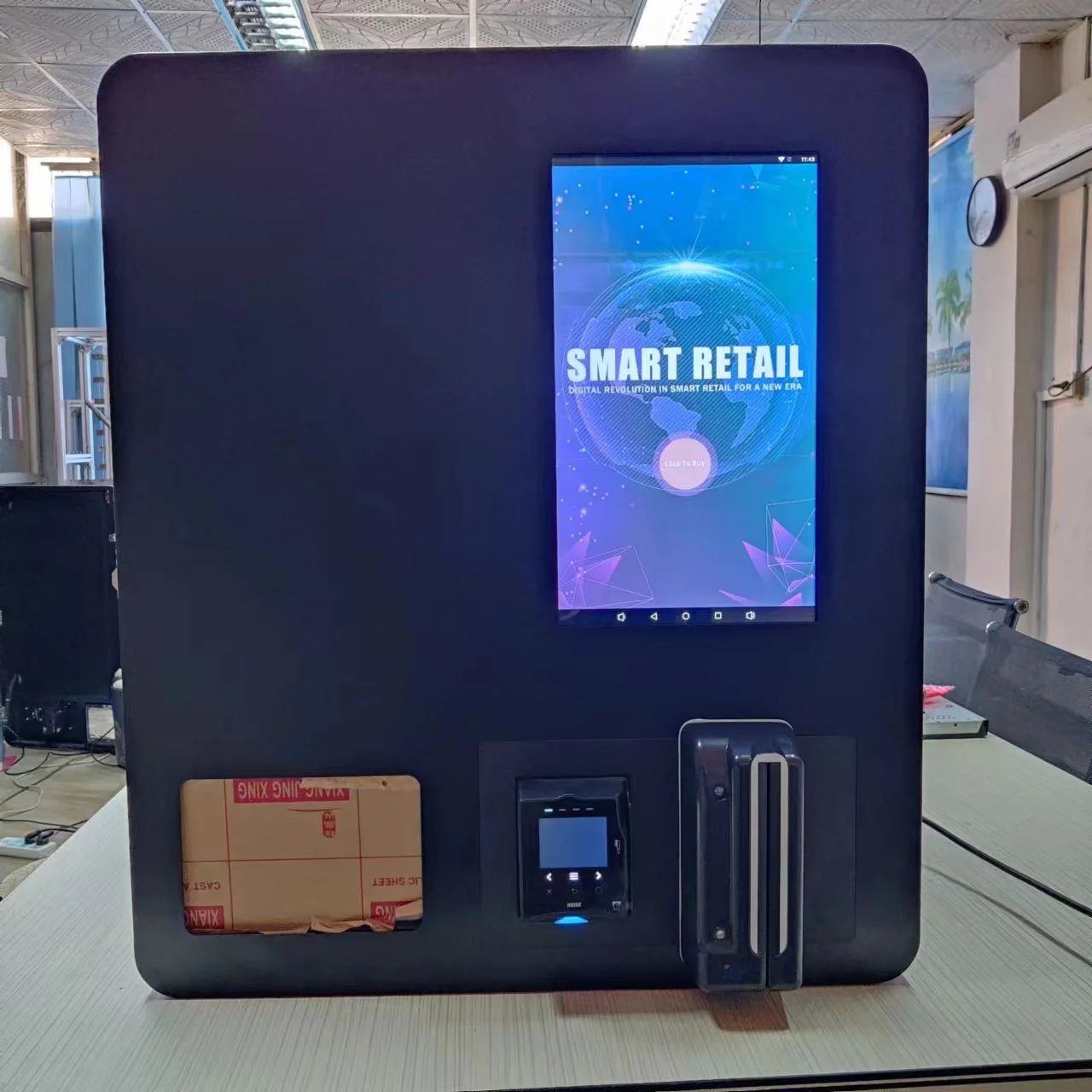 Mini Wall Mounted Vending Machine with Touch Screen & Age Verification ...