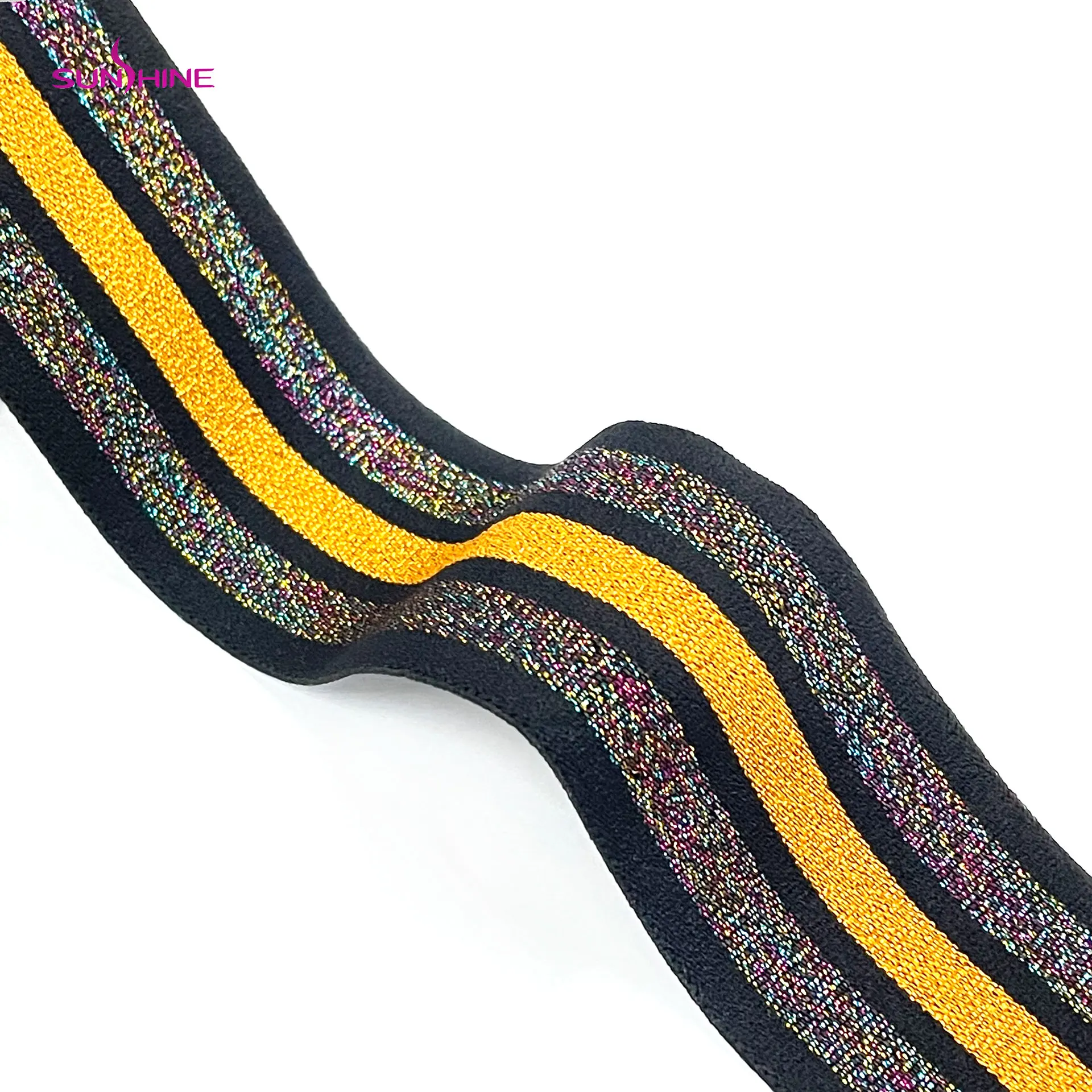 All Size Stretch Gold Glitter Metallic Elastic Band - Buy Rainbow Loom ...