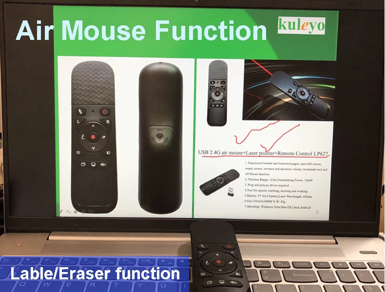 Laser Presentation Pointer - Control Powerpoint Remotely