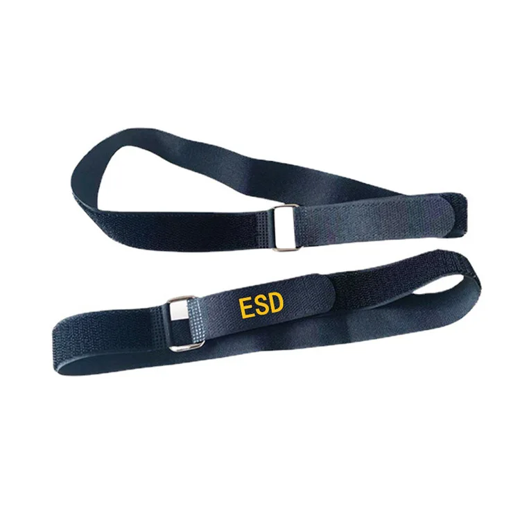 Esd Black Nylon Hook and Loop Bundling Straps - Anti-static
