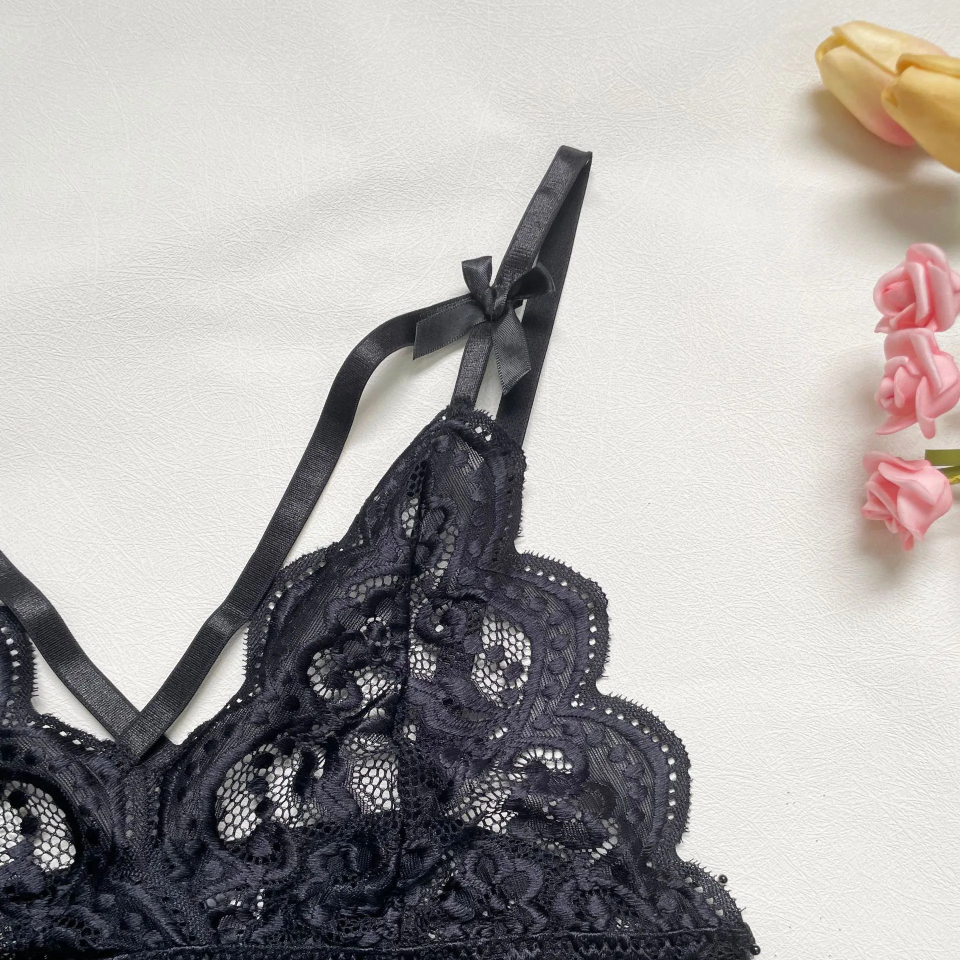 Shop Our 2025 Sexy Lingerie Women's Bra Panty Garters Set