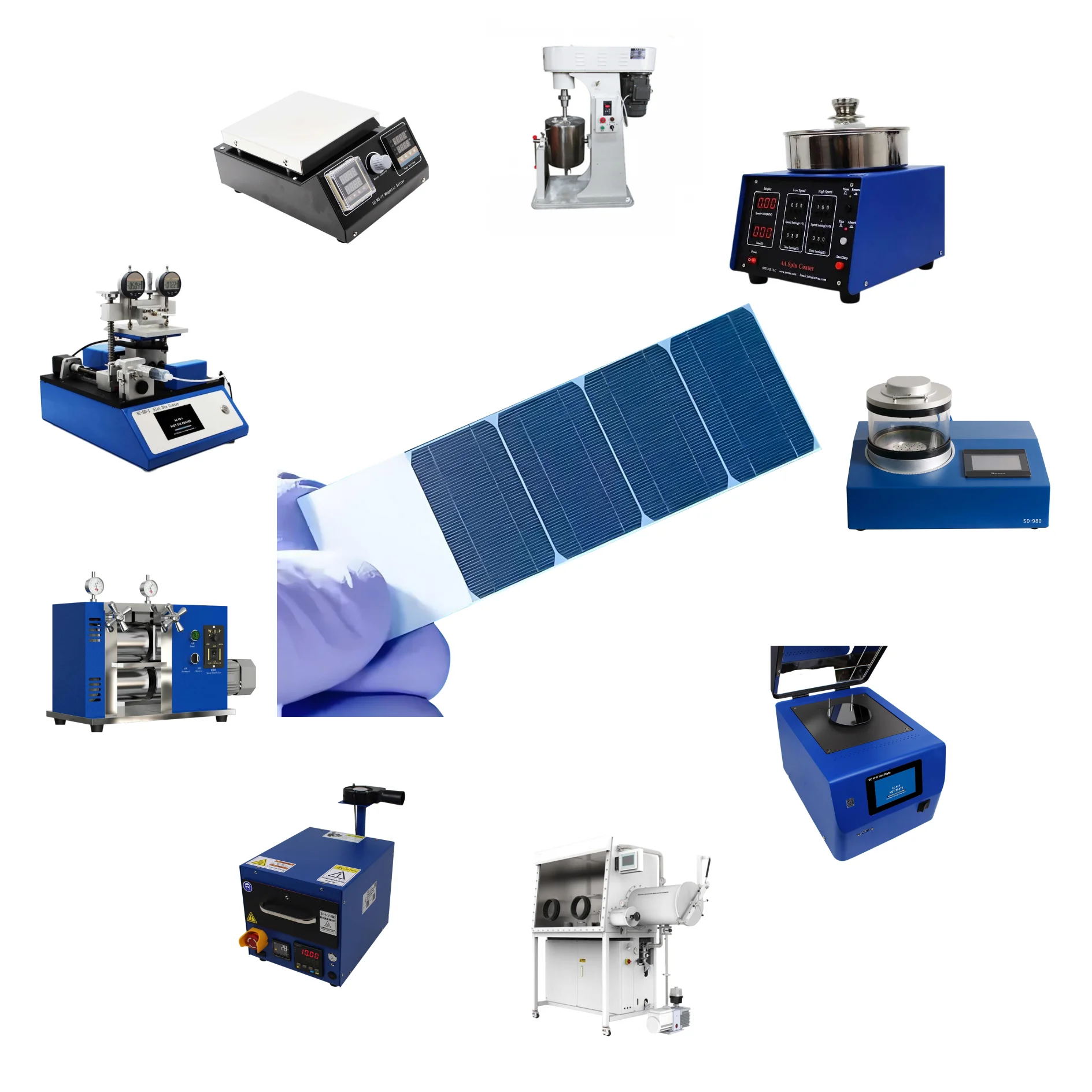 Perovskite Solar Cell Fabrication Pilot Making Equipment Laboratory ...