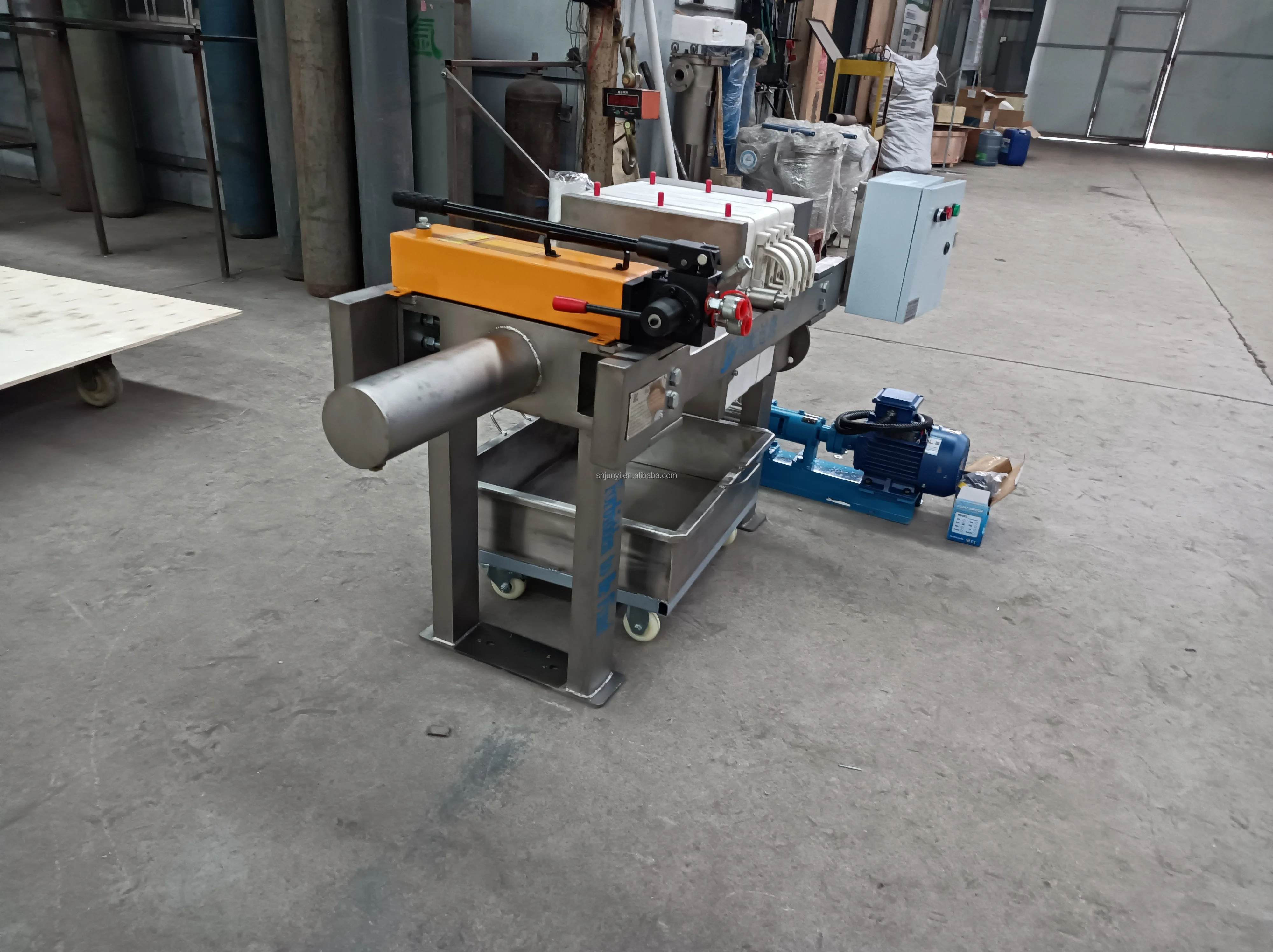 Gold Mine Tailings Laboratory Iron Ore Manual Filter Press