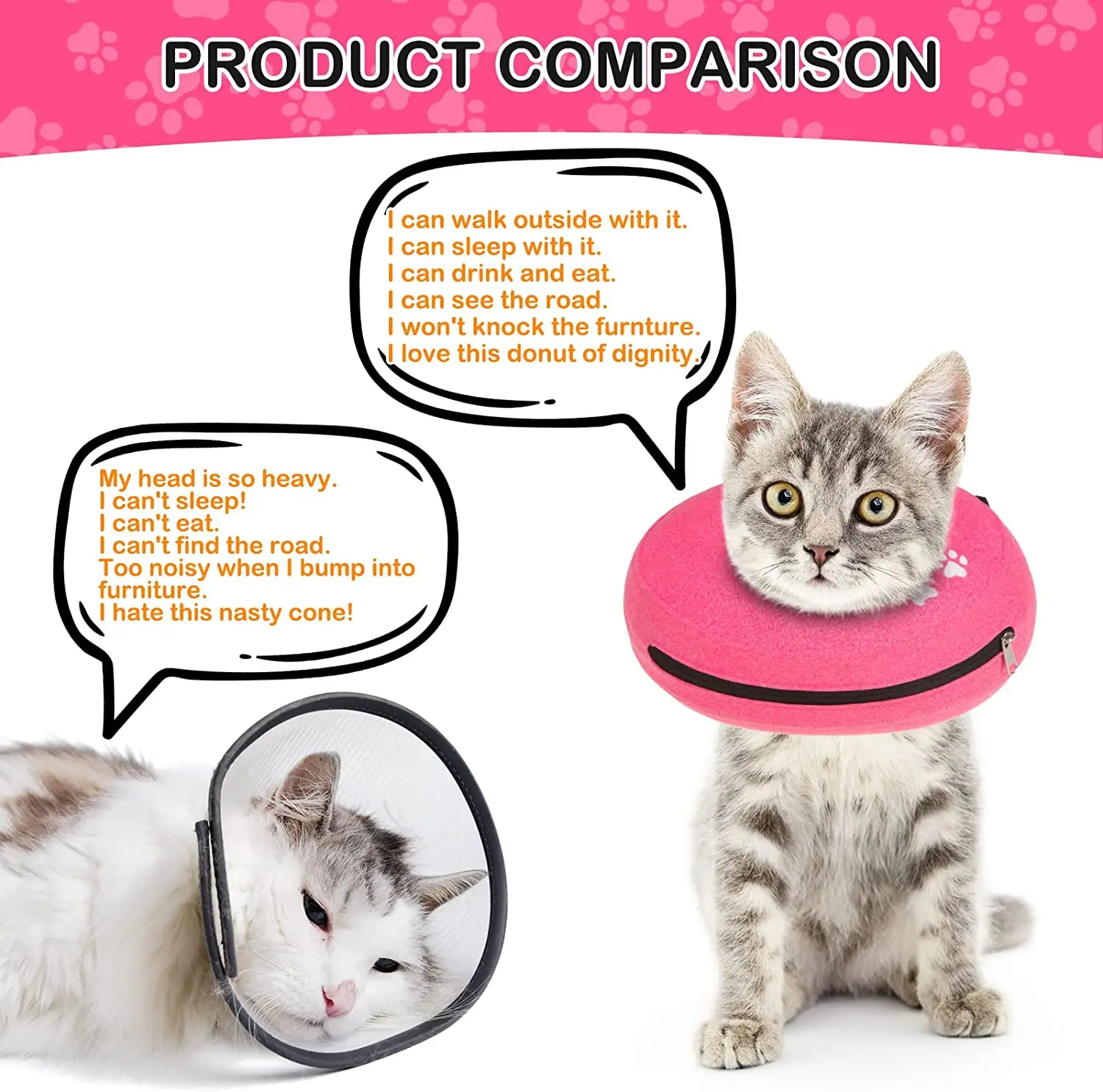 Wholesale Protective Inflatable Collar For Dogs And Cats Collar Custom ...
