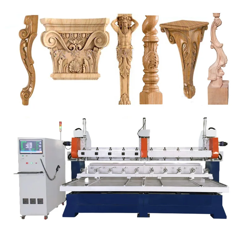 Ankara 3 Boyutlu 5 Eksen Torna CNC Router Machine Price CNC Router Machine for Wood Desen Mobilya Modelleri