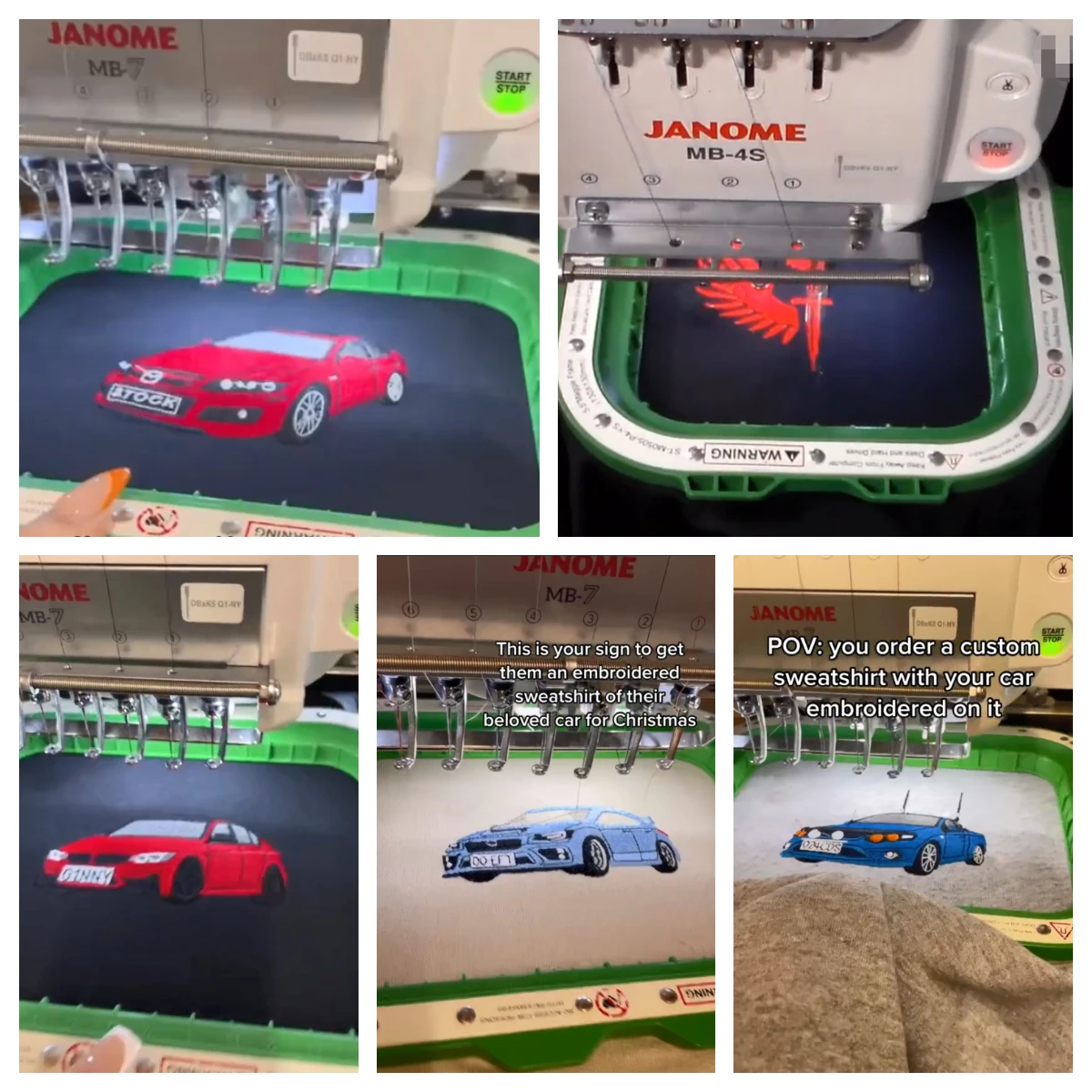 Mighty Hoops 8x13 Inch Magnetic Maggie Frames For Tajima Tfmx Tmar Tmbr ...