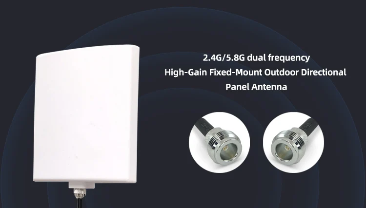 Long Range Wifi Antennas Outdoor Full Kit 2.4ghz 5ghz External Panel ...