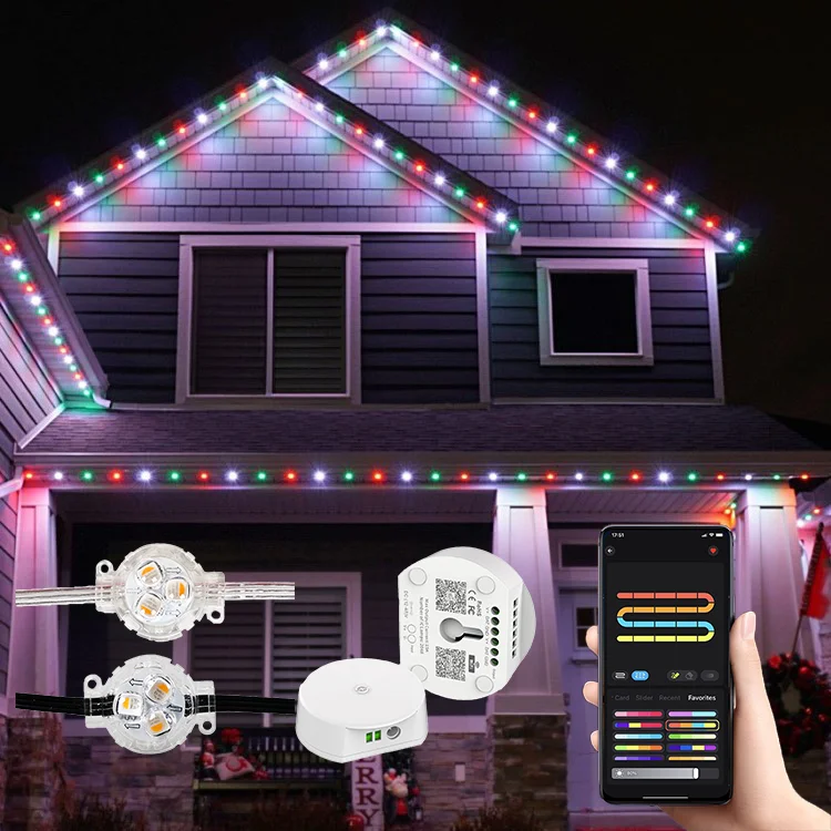 Led Pixel 30mm Permanent Outside Lights Rgbw Led for Christmas With ...
